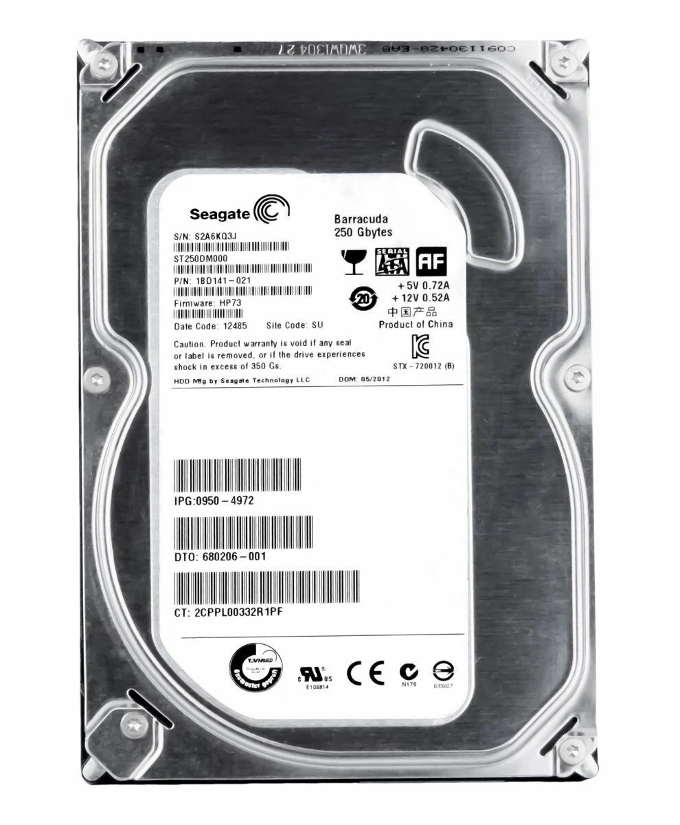 Жесткий диск HP 250Gb 7200 SATAIII 3.5" HDD