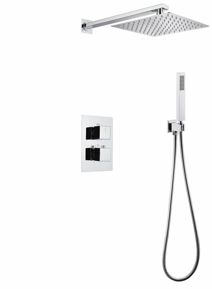 Душевая система Abber Daheim AF8251 хром