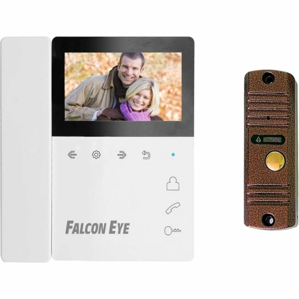 Комплект видеодомофона Falcon Eye Lira + AVC-305 (PAL) Медь, 1809211