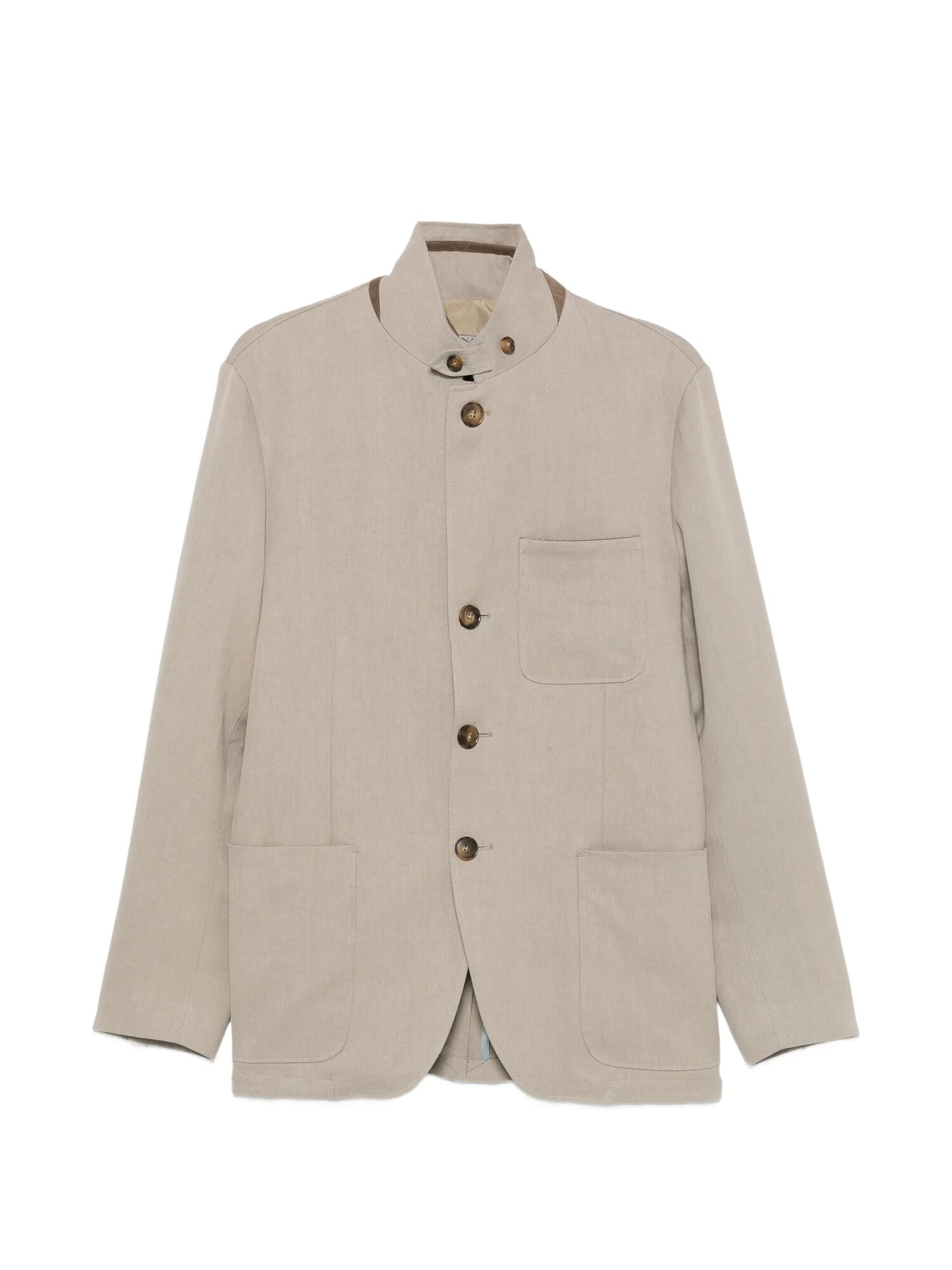 Куртка High-neck button-fastening jacket