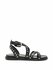 Босоножки Carmela Stud-embellished leather sandals, размер 40, black/black
