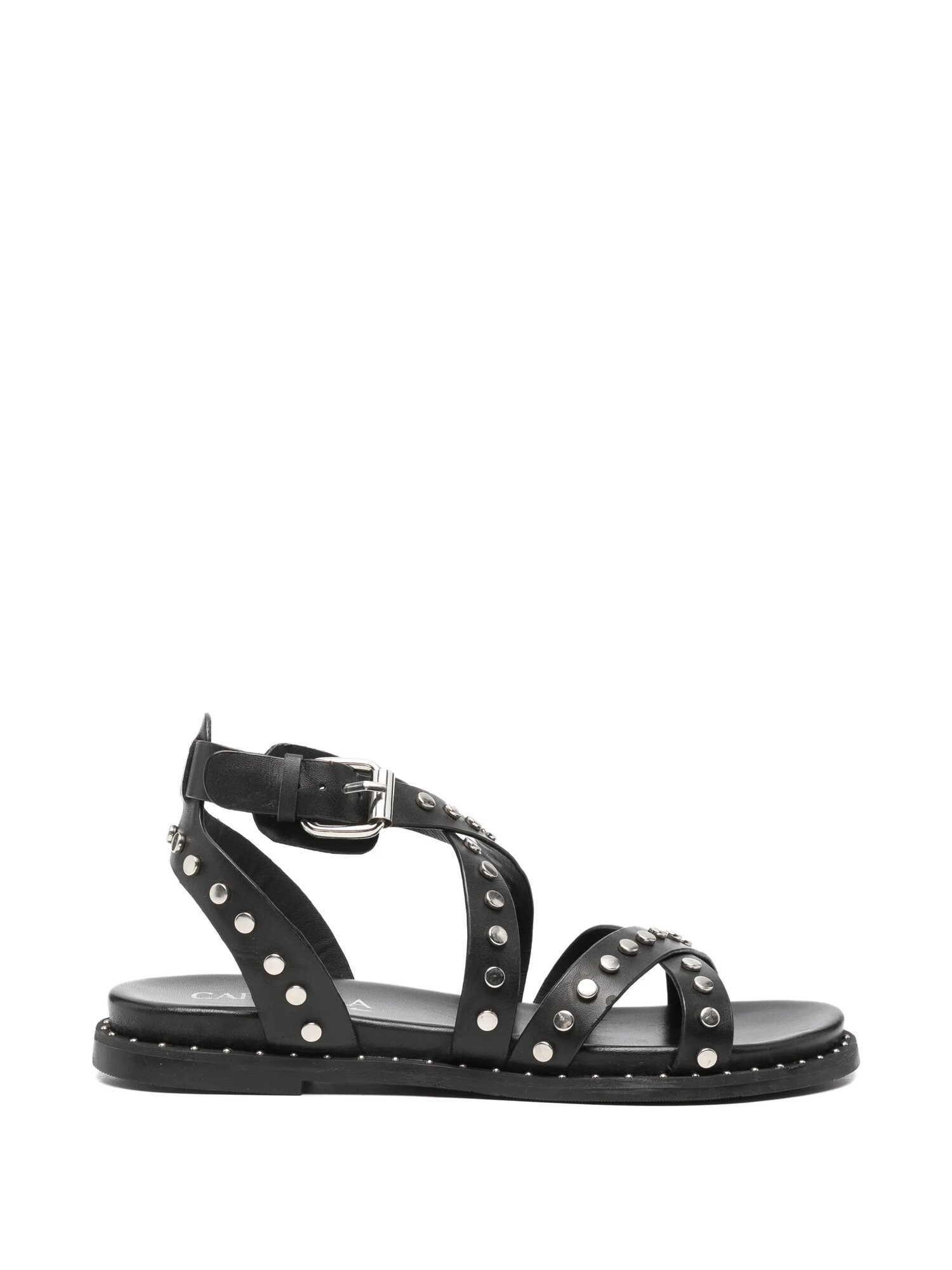 Босоножки Stud-embellished leather sandals