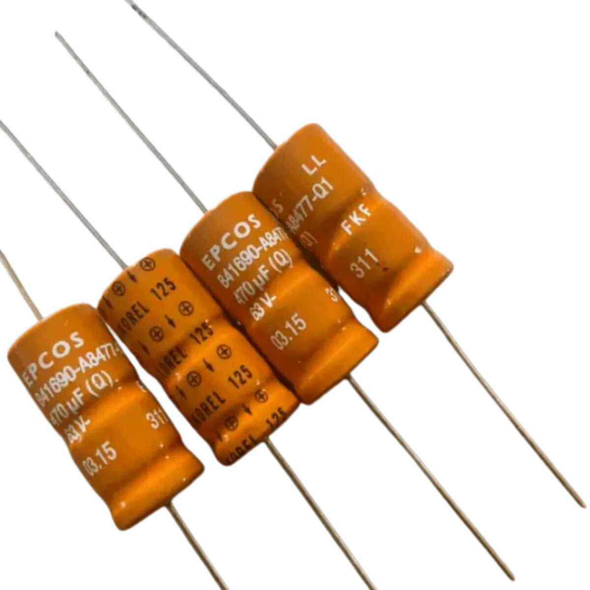 EPCOS B41690A8477Q 470UF63V Осевые электролитические конденсаторы для транспортных средств 1шт цена