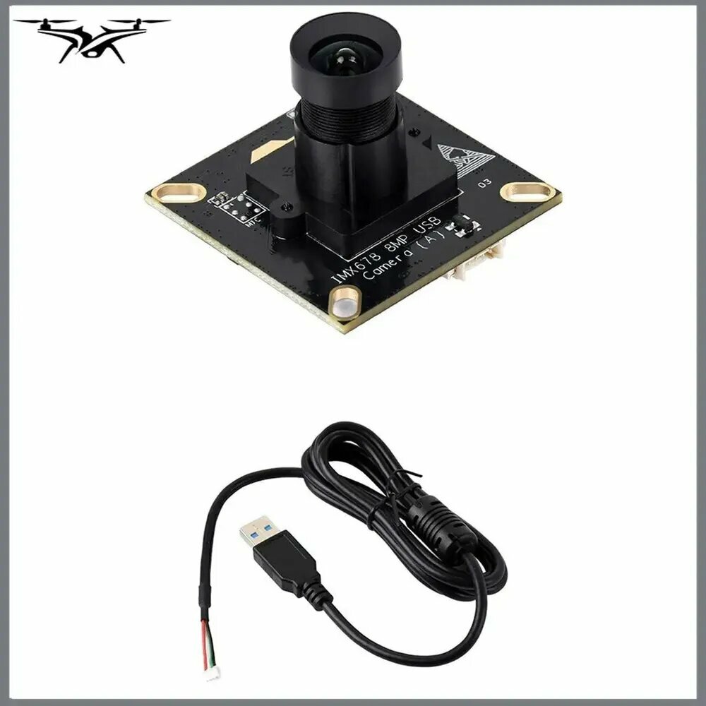 Модуль USB-Камеры IMX678 8MP M12 Для Съемки В Условиях Низкой Освещенности Под УФ-Излучени