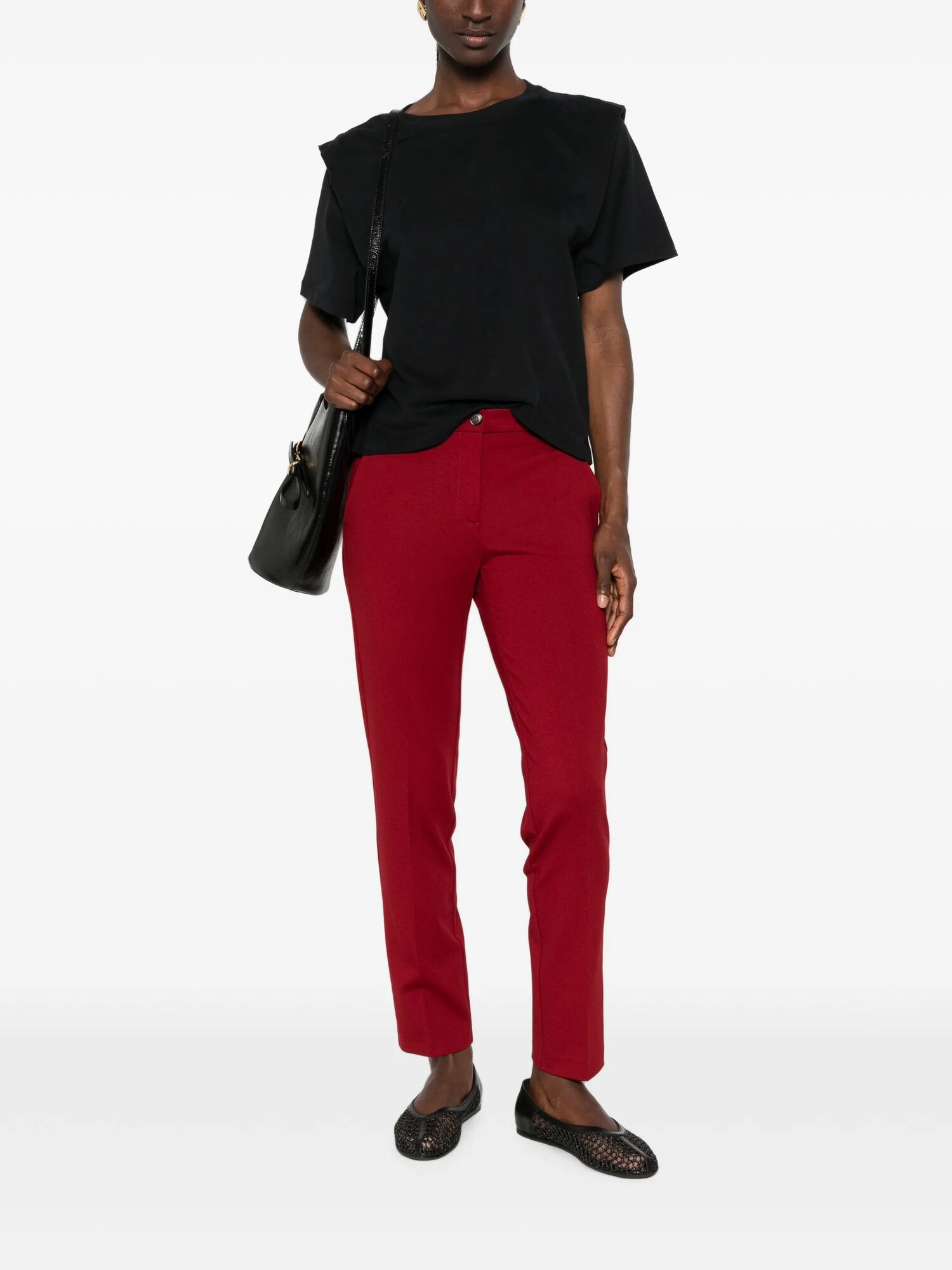Брюки Pinko Belt-loop buttoned trousers, размер 36 — фото 1