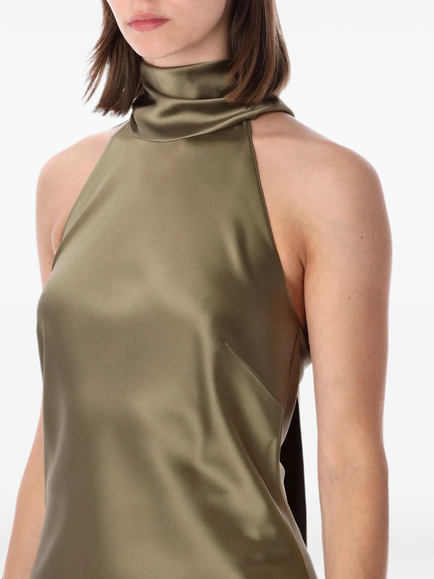 Топ Ralph Lauren Collection Halterneck tie-back top, размер 4 — фото 1