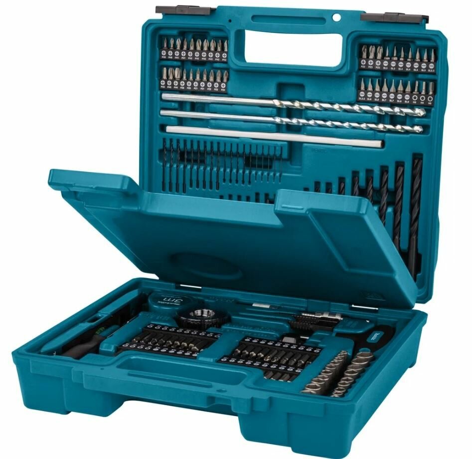 Набор бит и сверл Makita E-06270 212 шт. (оснастка+инструмент+кейс)