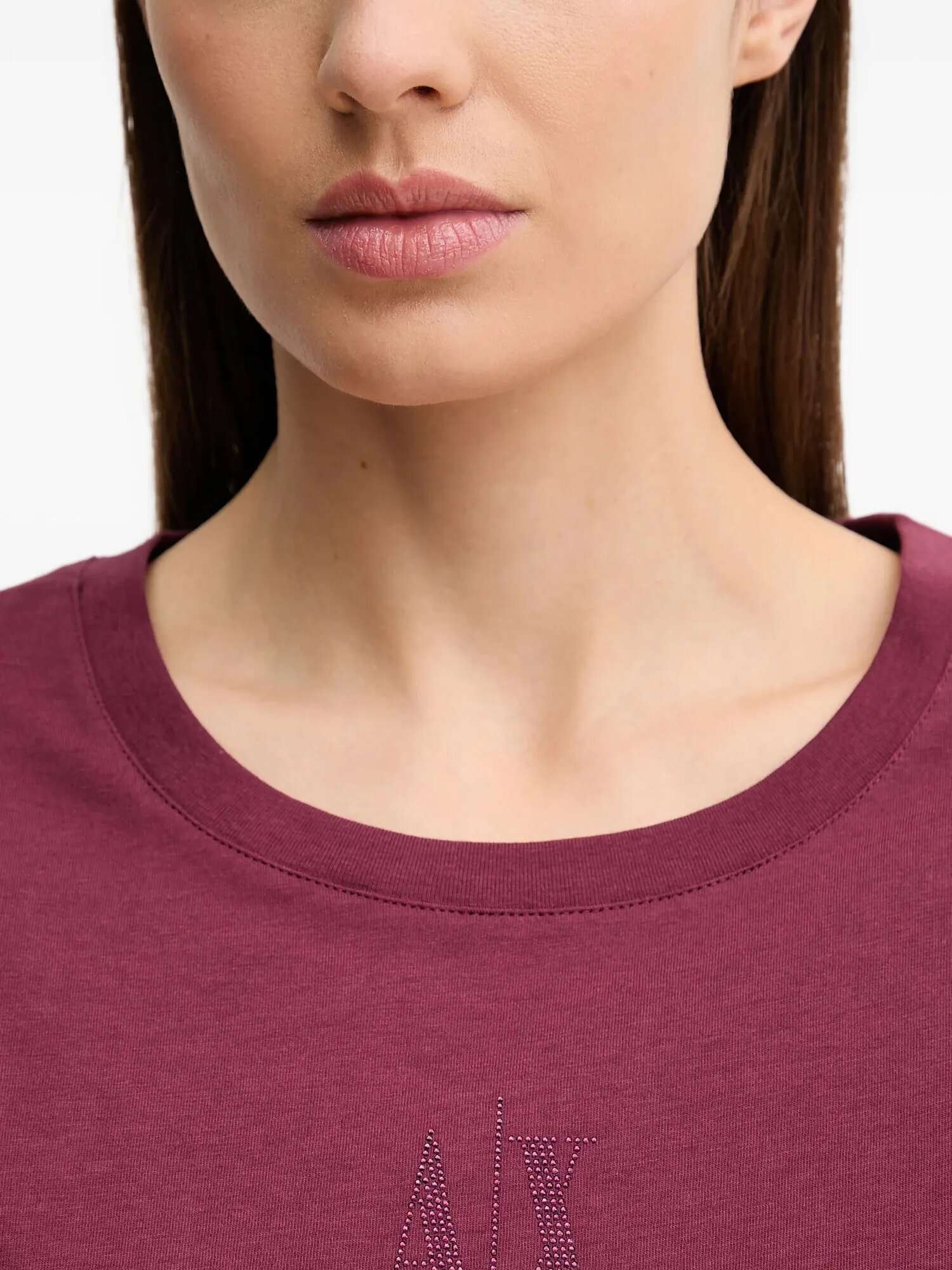 Футболка Armani Exchange, размер 40, purple — фото 1