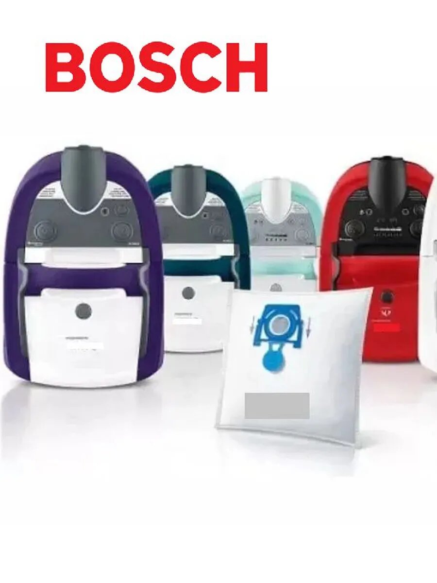 Оригинальный комплект мешков для пылесосов Bosch и Zelmer, белый