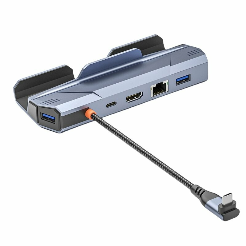Док-станция 6 in 1, для Steam Deck и ROG Ally, 4K, HDMI, RJ45