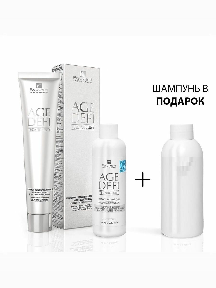 Краска для волос ADT цвет 6/45 Тёмный блондин медный махагон 100 мл