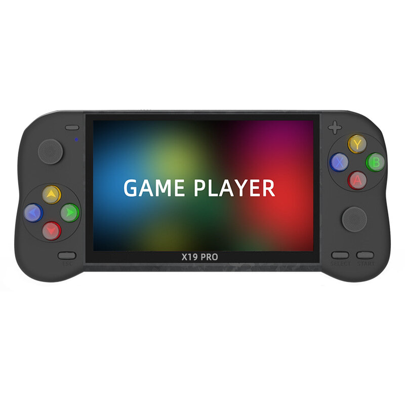 X19PRO Портативная игровая консоль с двойными джойстиками черный цвет без контроллера совместимость с GBA FC Tetris