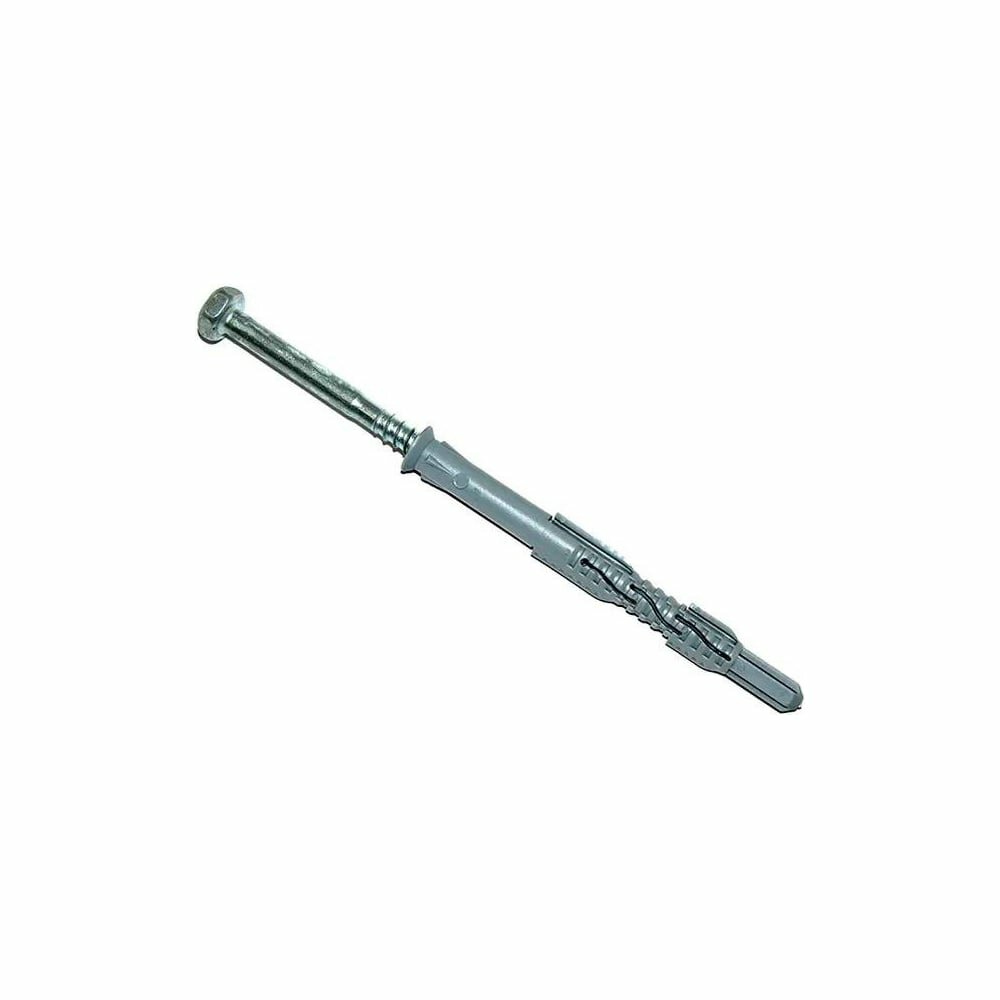 Дюбель фасадный креп-комп нейлон, шуруп под ключ KENNER Profi 10х200 Дакромет пр. 8.8 (50шт) фдкд10200