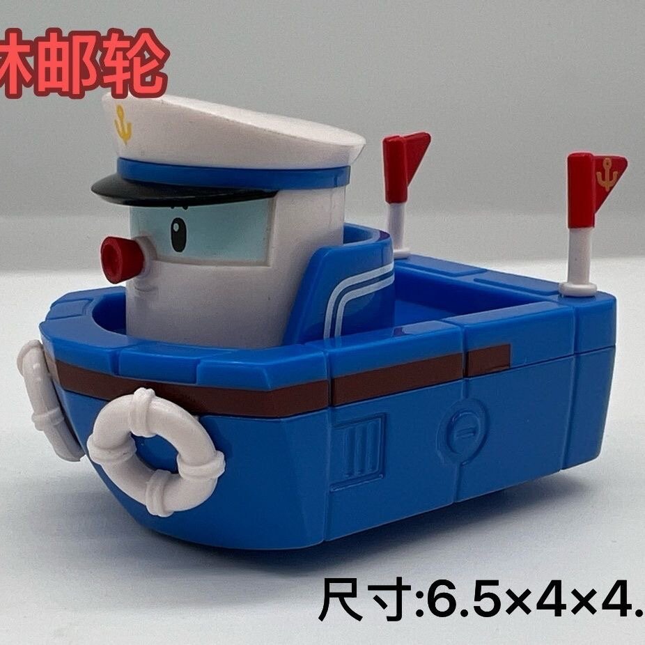 Металлическая машинка Robocar Poli Benny — коллекционная игрушка для детей, подарок на День Рождения и Новый Год