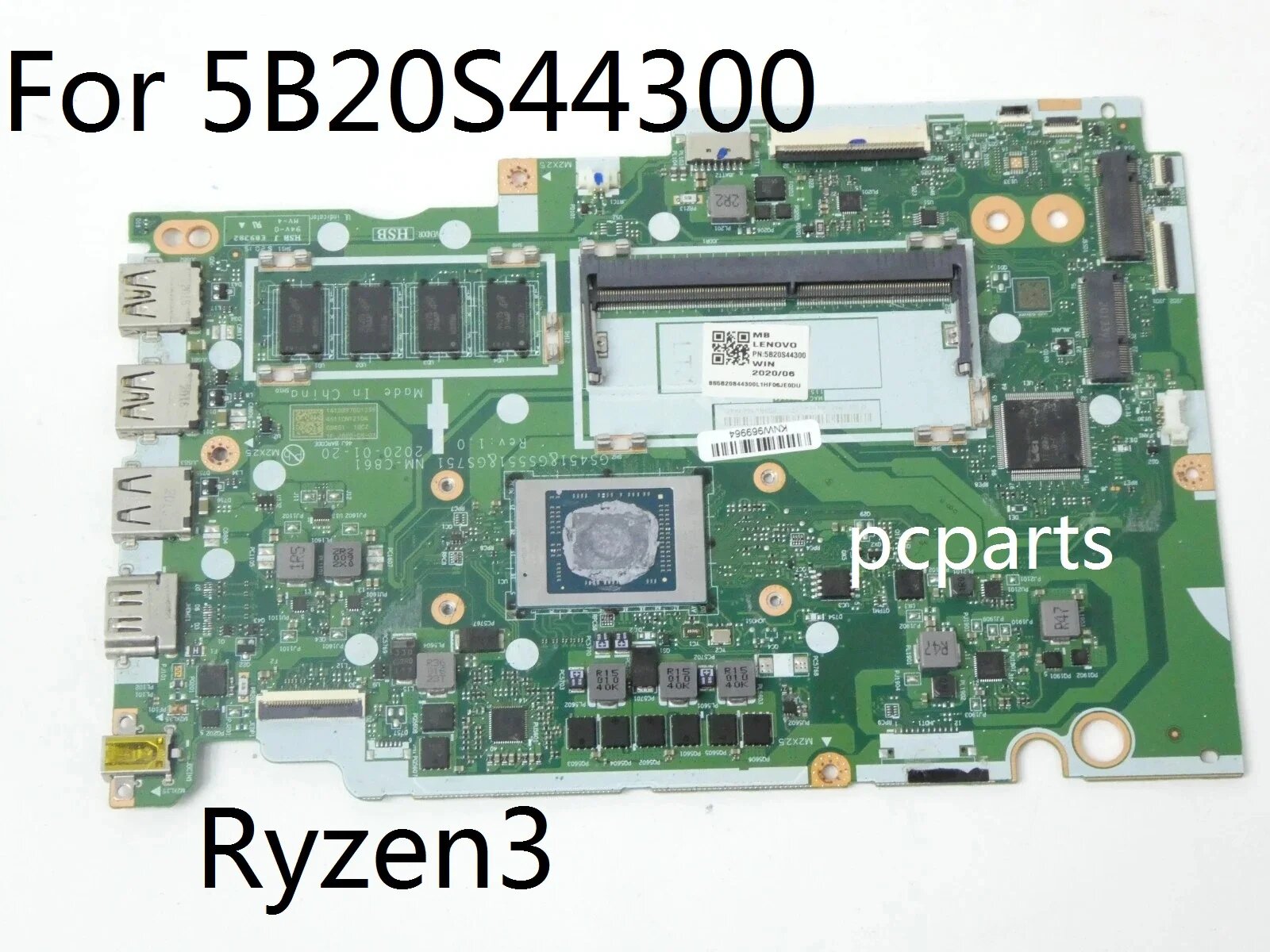 Система охлаждения для материнской платы Lenovo IdeaPad 3-15ARE05 14S ARE 2020 3-15ARE R5-4500U