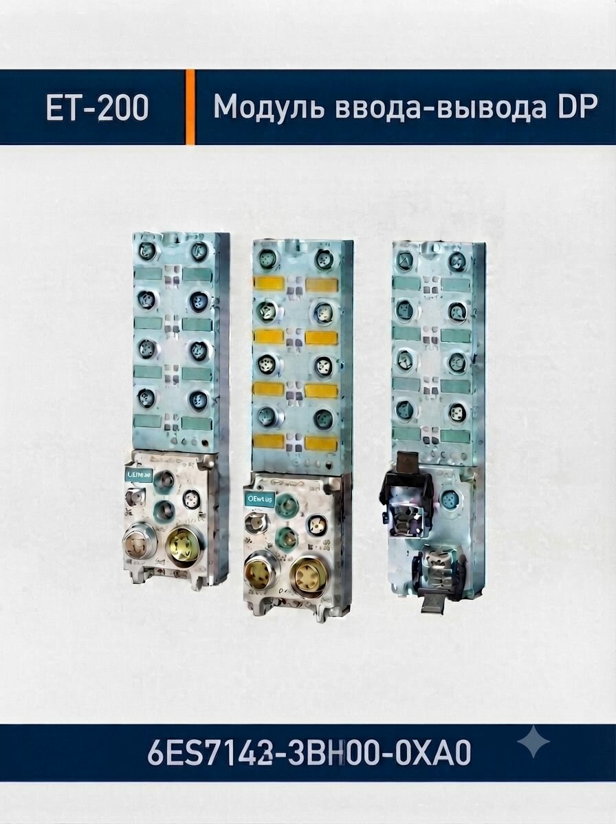 6ES7143-3BH10-0XA0 SIEMENS SIMATIC ET-200 SMART Модуль ввода-вывода DP Новый товар в наличии