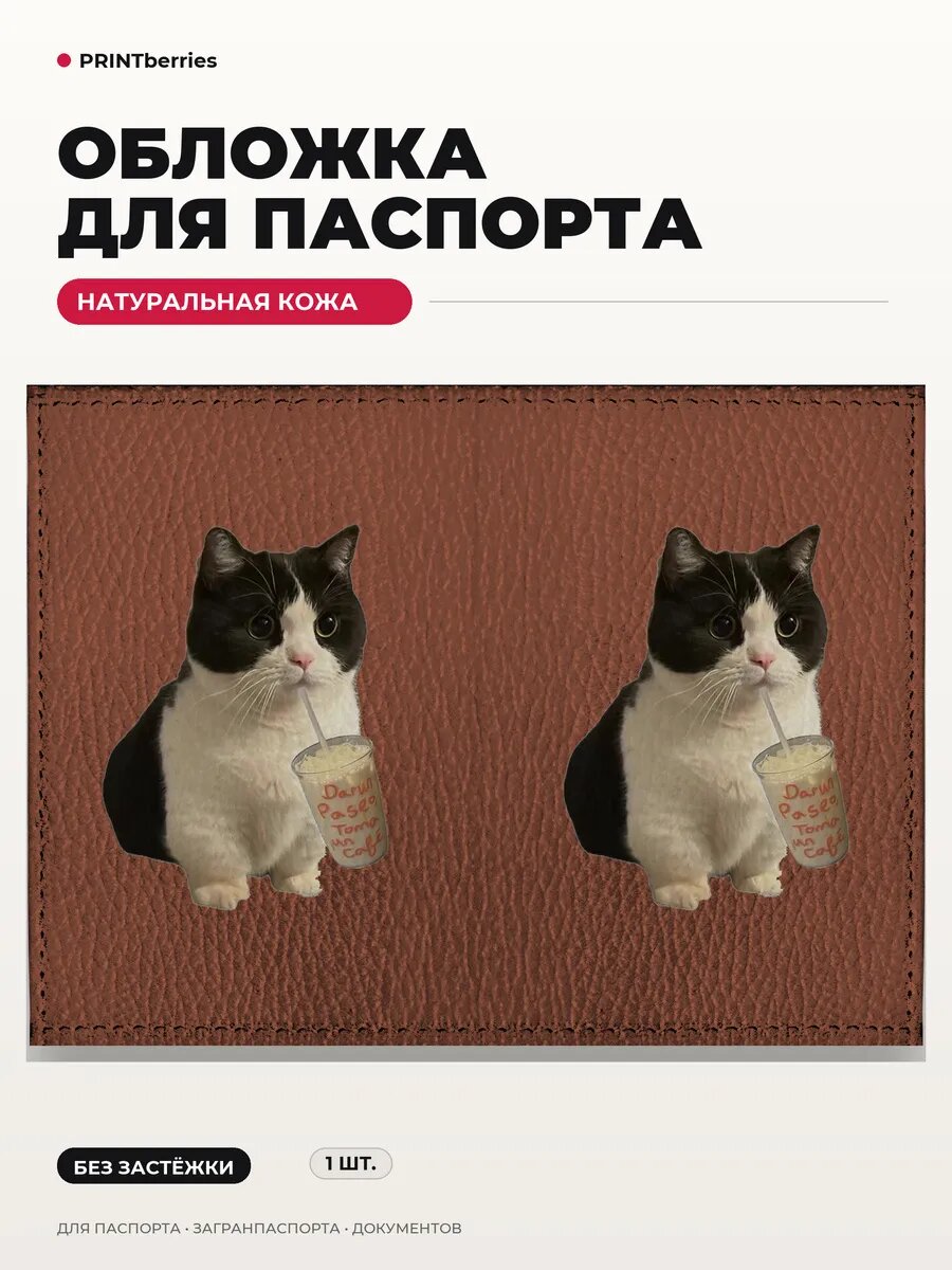 Обложка для паспорта PRINTBERRIES