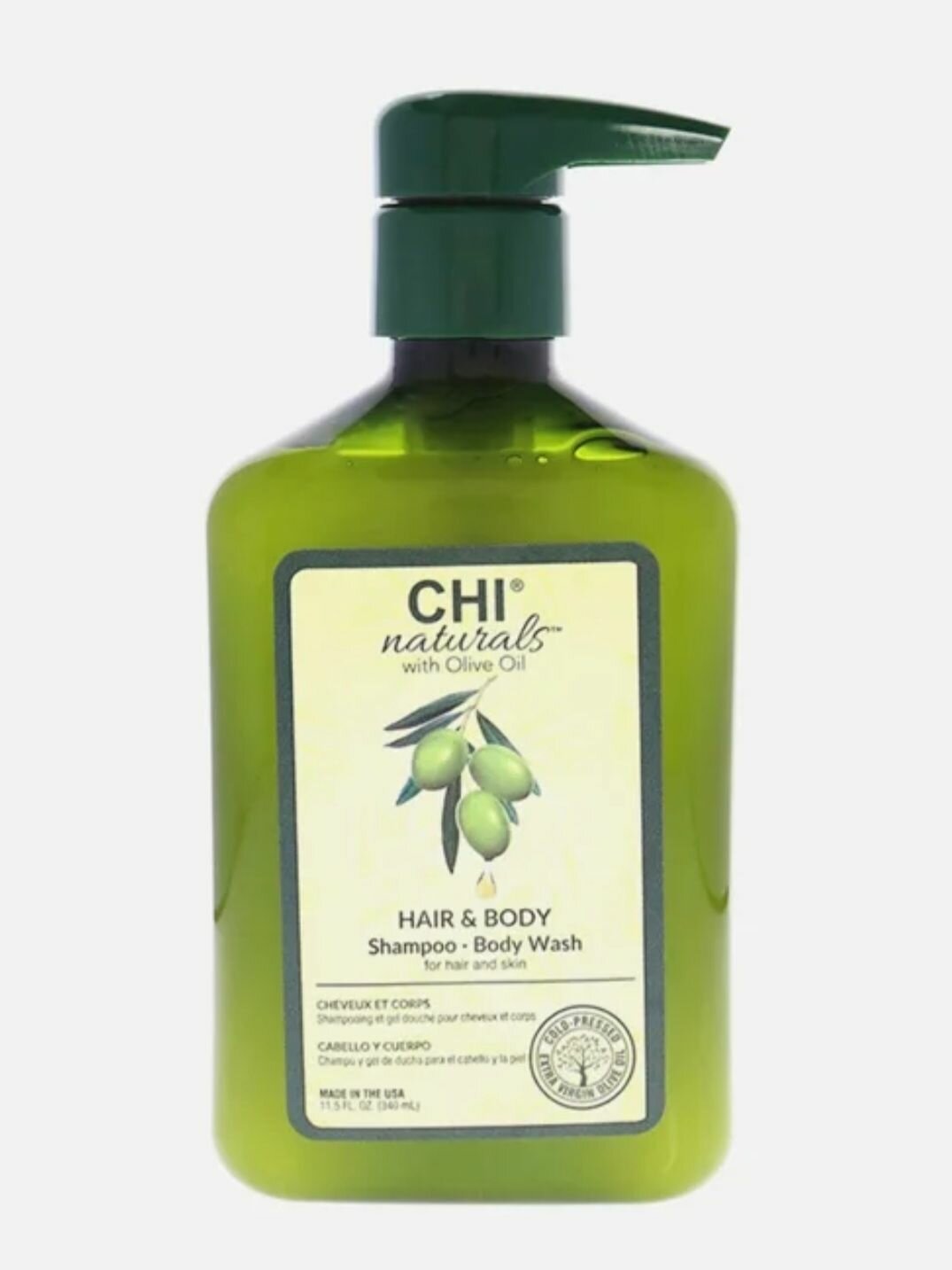 Шампунь для волос и тела CHI olive naturals for hair and body shampoo