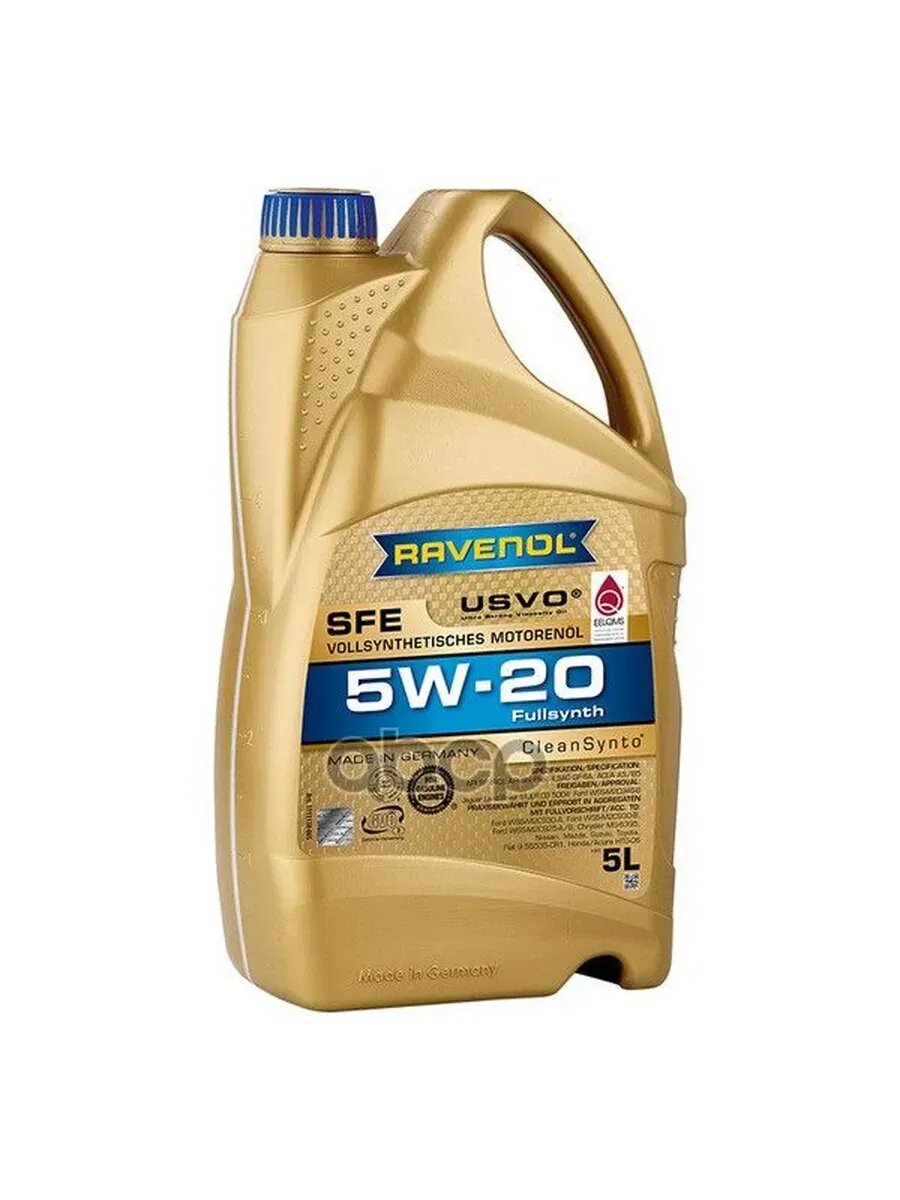 Ravenol Ravenol Super Fuel Economy Sfe Sae 5W-20 Синт. 5L