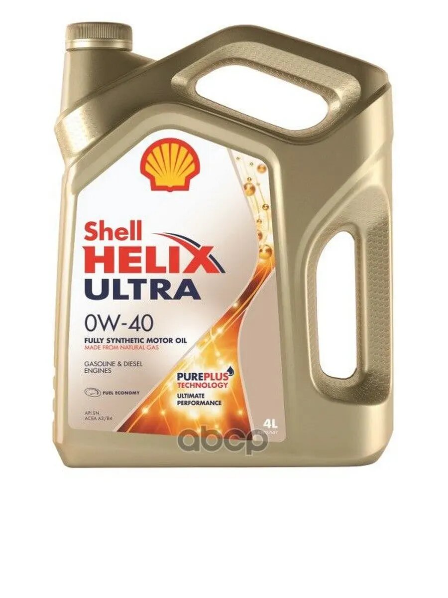 Shell Shell Helix Ultra 0W40 A3/B4, Sn Plus/Cf / Синт. 4Л