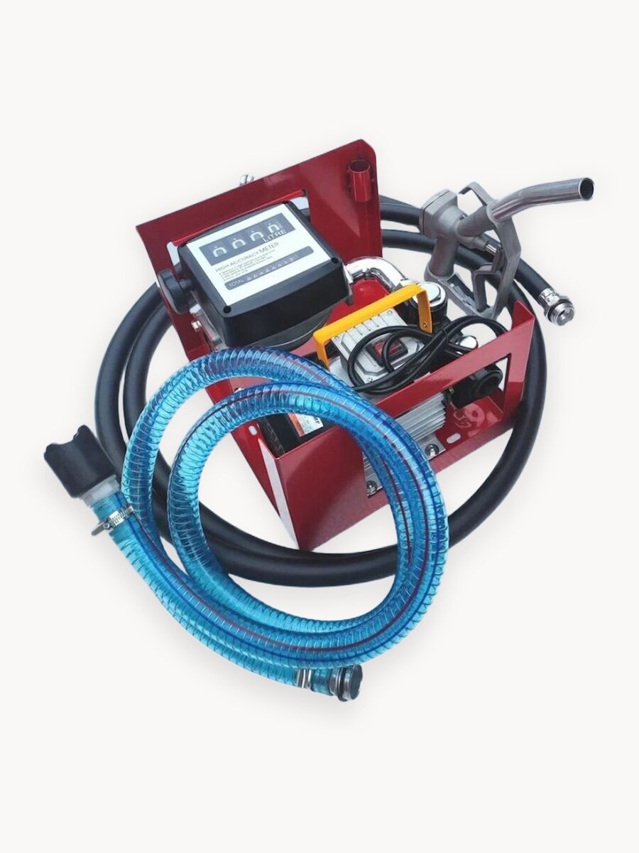 Станция перекачки топлива ЕТР 60 (60л/мин, 220В) со счетчиком, шлангом и пистолетом / Fuel Connect