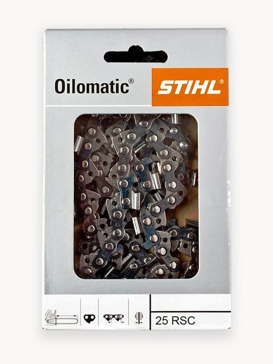 Цепь пильная STIHL 25 RSC 64 , шаг 0,325", ширина 1.5мм, 64 звена (арт. 3617 006 0055)