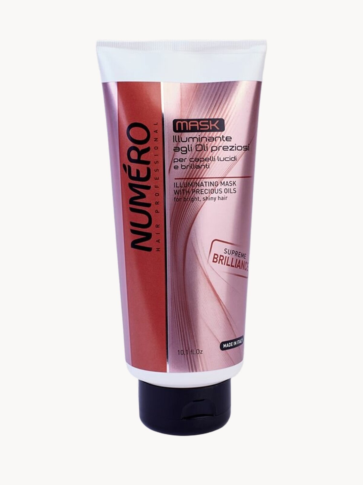 Brelil Маска для придания бриллиантового блеска с ценными сортами масел Numero Illuminating Mask With Precious Oils, 300 мл