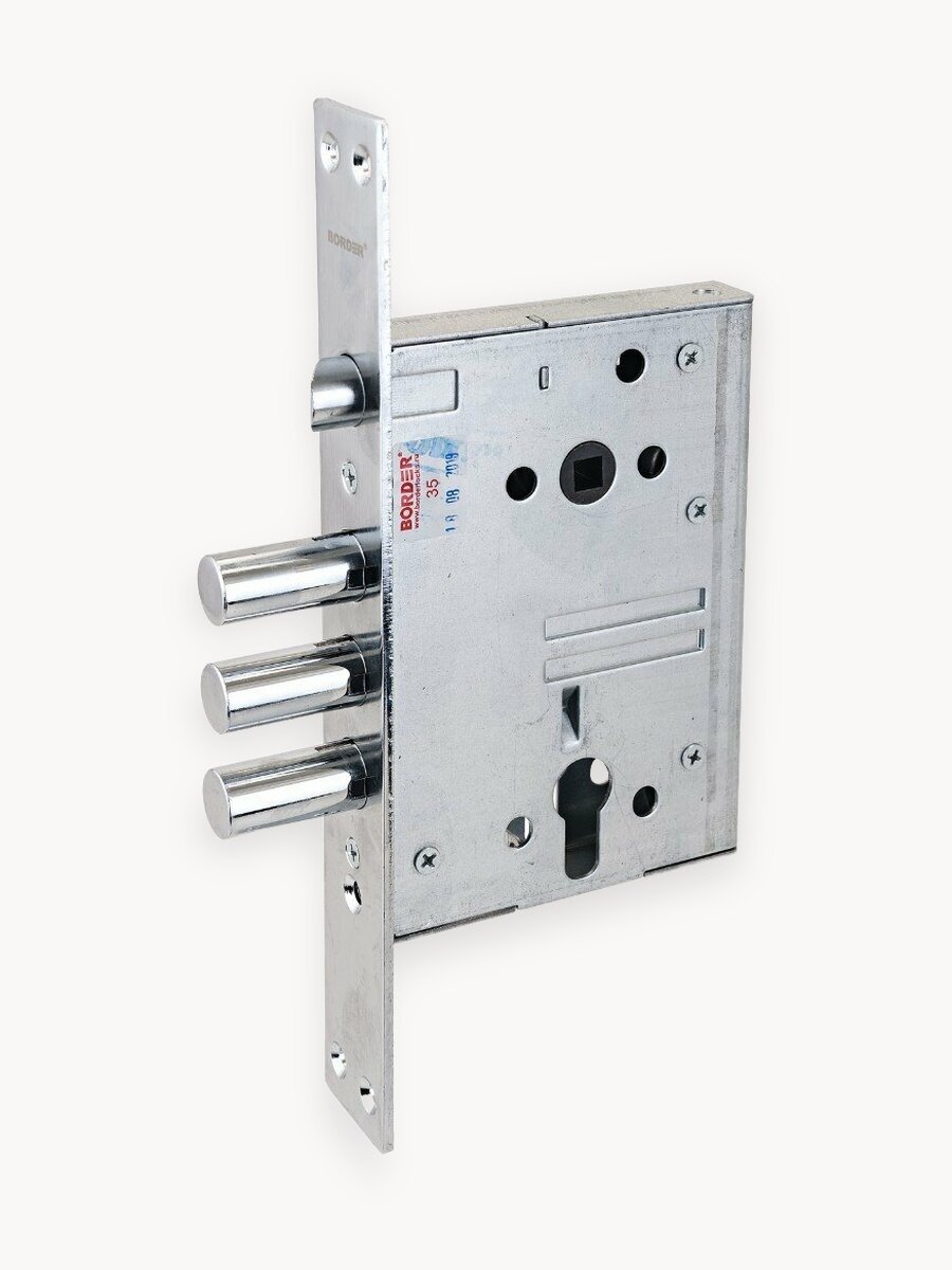 Замок врезной Просам, ЗВ 4-3/85К, 9702, без ручки, цилиндровый