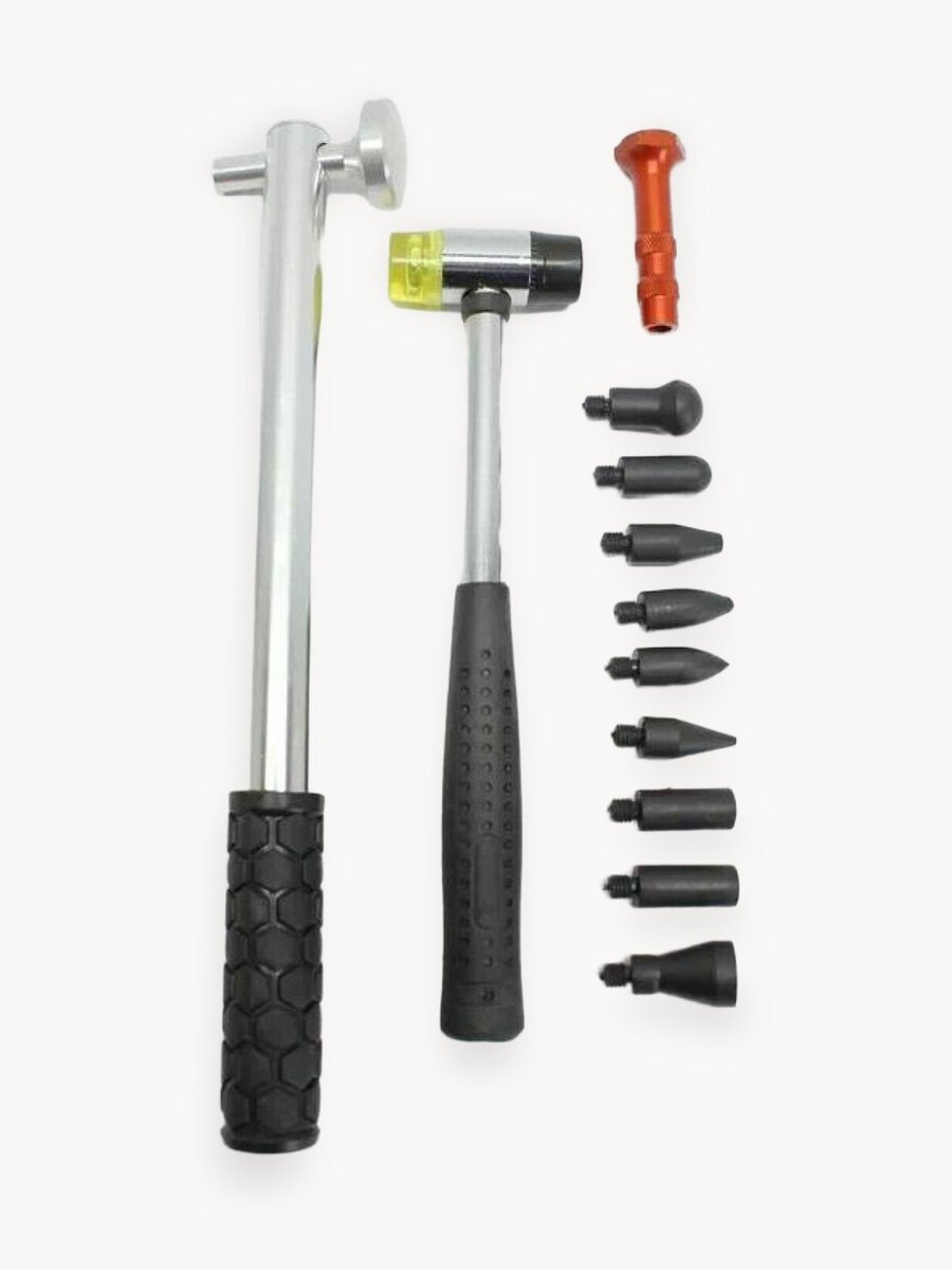 Набор инструментов для удаления вмятин без покраски ремонт вмятин, молоток блендинг, молоток для рихтовки.