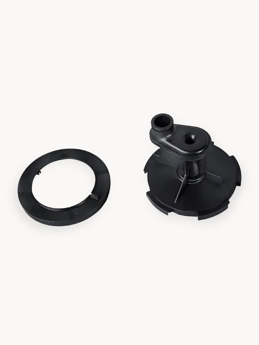 Пластина с диффузором для насосной станции + дефлектор