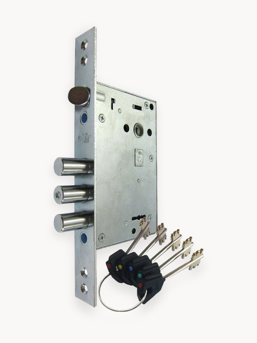 Замок дверной сувальдный ЗВ-А30-4П Хп Crit