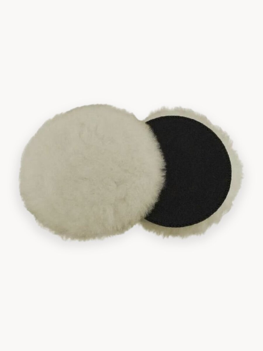 Круг полировальный овчина на липучке 125мм (3шт)