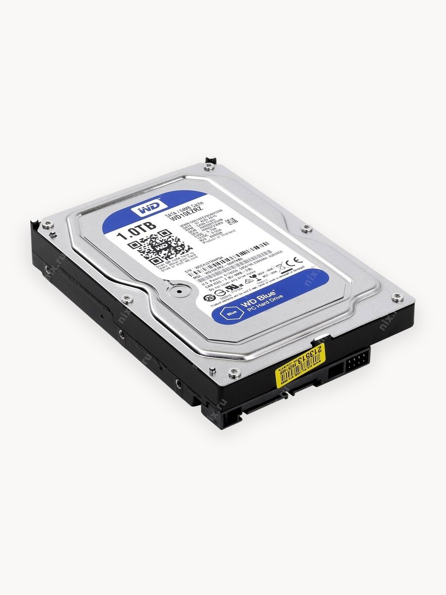 Жесткий Диск Western Digital WD10EZRZ 1Tb 5400 SATAIII 3,5" HDD