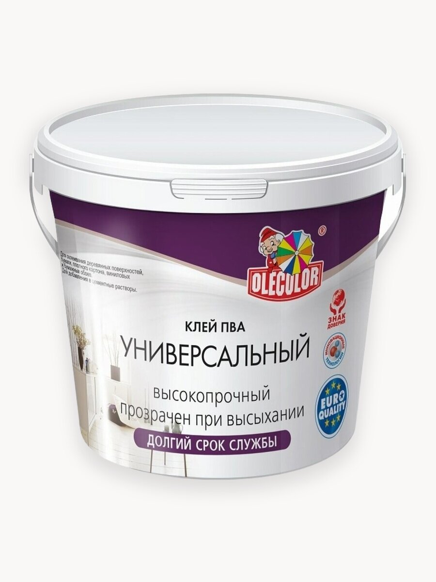 Клей ПВА универсальный OLECOLOR (Артикул: 4300000105; Фасовка = 10 кг)