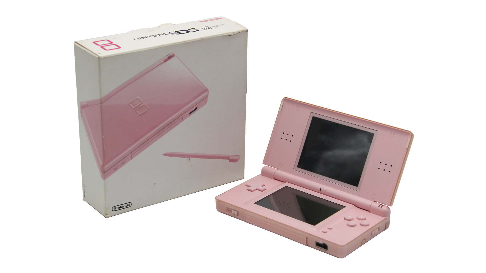 Игровая приставка Nintendo DS Lite Noble Pink В коробке