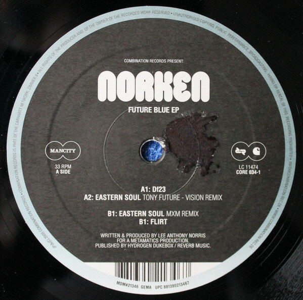 Виниловая пластинка Norken - Future Blue EP (12" Tech House, Minimal 2005)