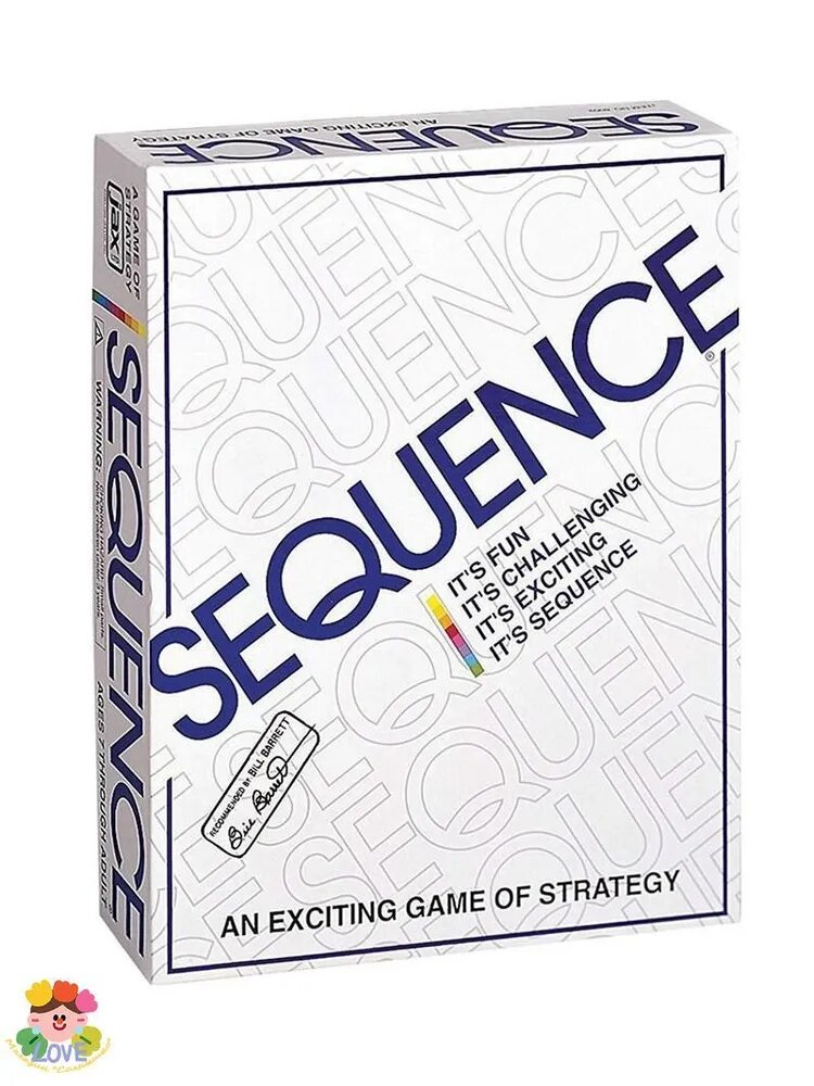 Настольная игра Sequence. Стратегическая логическая игра для семьи и компании, 2-12 игроков