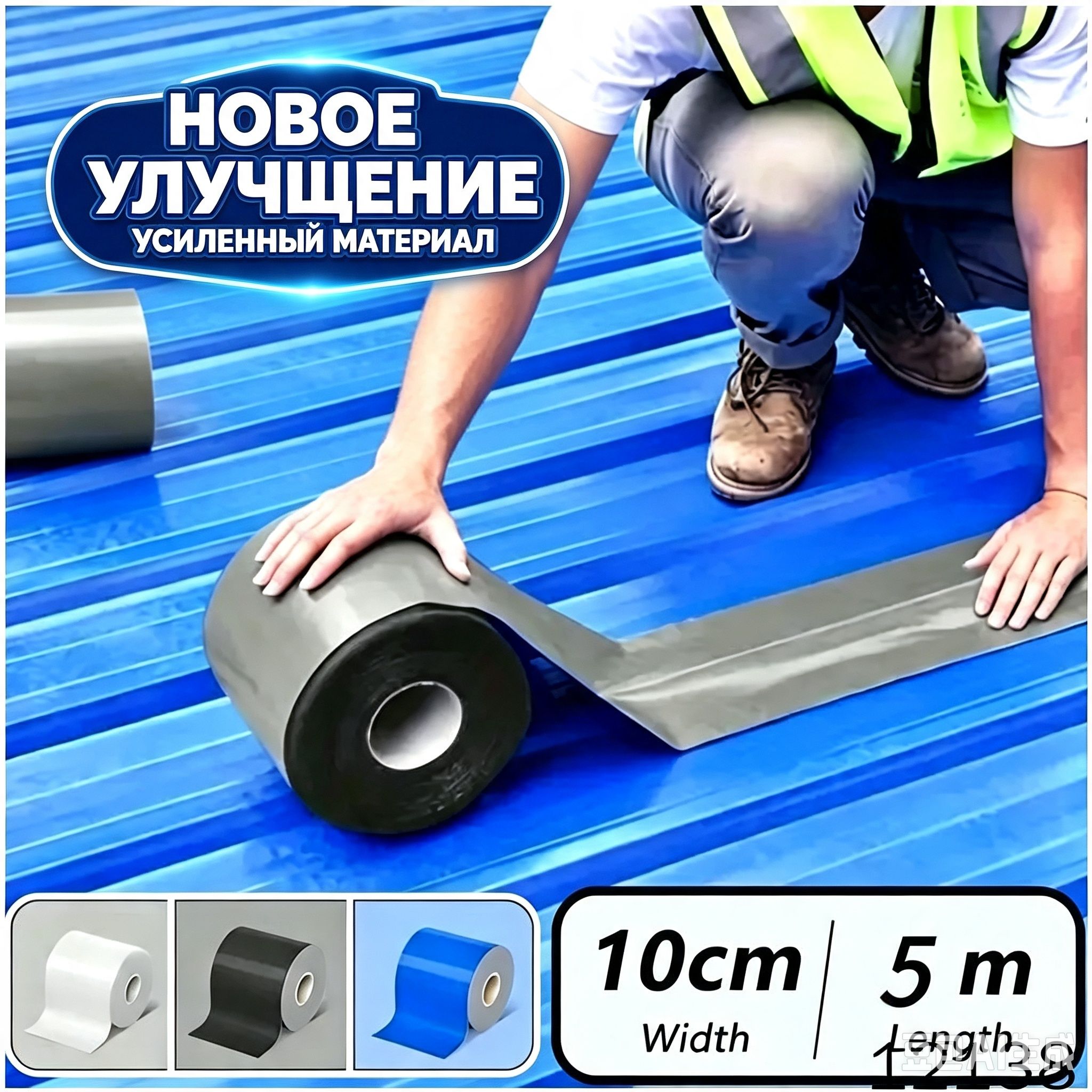 Монтажная лента 100 мм 5 м, 1 шт