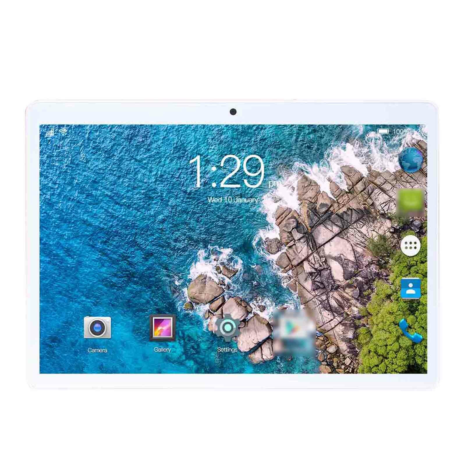 10-дюймовый планшет для Android 11, 6 ГБ ОЗУ, 128 ГБ ПЗУ, слот для двух SIM-карт, 10-дюймовый HD-дисплей, передняя камера 5 МП + задняя камера 8 МП, Wi-Fi 2,4G/5G, BT, GPS, слот для TF-карты, аккумуля