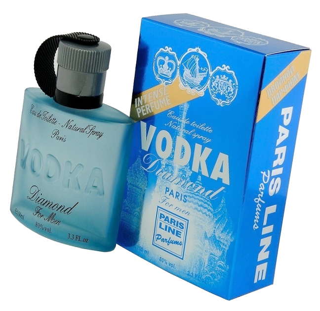Туалетная вода Vodka Diamond 100 мл для мужчин / Paris Line Parfums Vodka Diamond