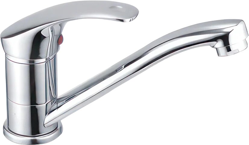 Смеситель для кухни Ledeme H36 L4536-2 с поворотным изливом, хром, глянцевый, однорычажный, латунный, с керамическим картриджем