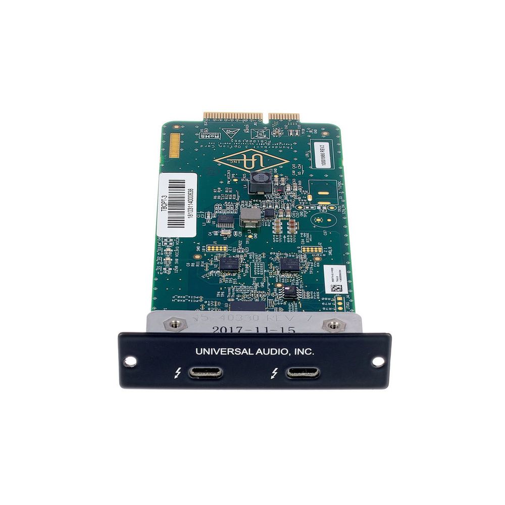 Universal Audio Карта расширения Thunderbolt 3 Option Card плата для интерфейсов Apollo