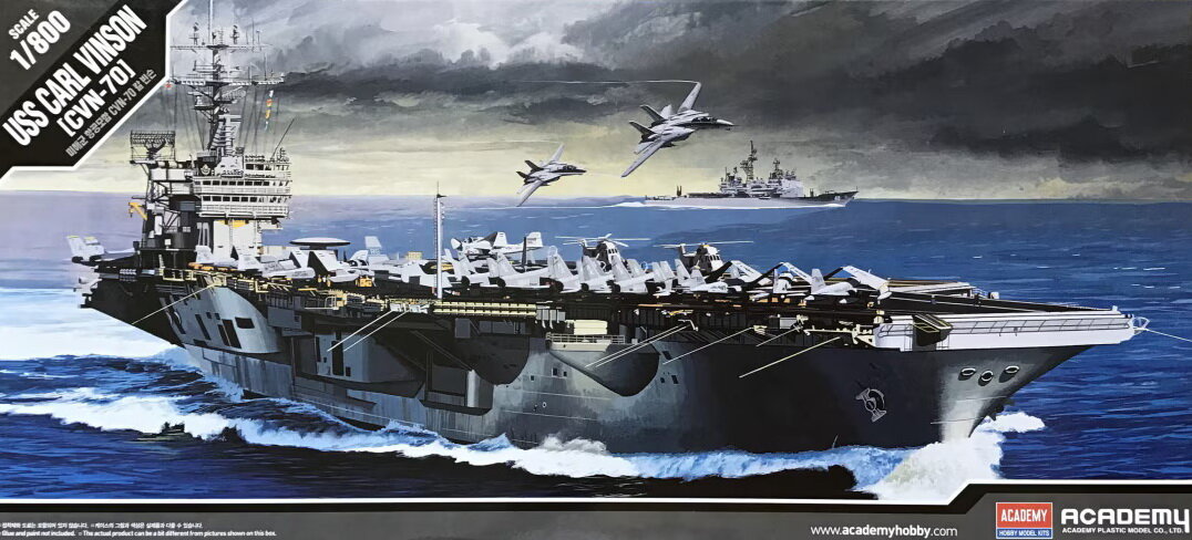 Сборная модель "Флот USS Carl Vinson CVN-70" (1:800), артикул 14209