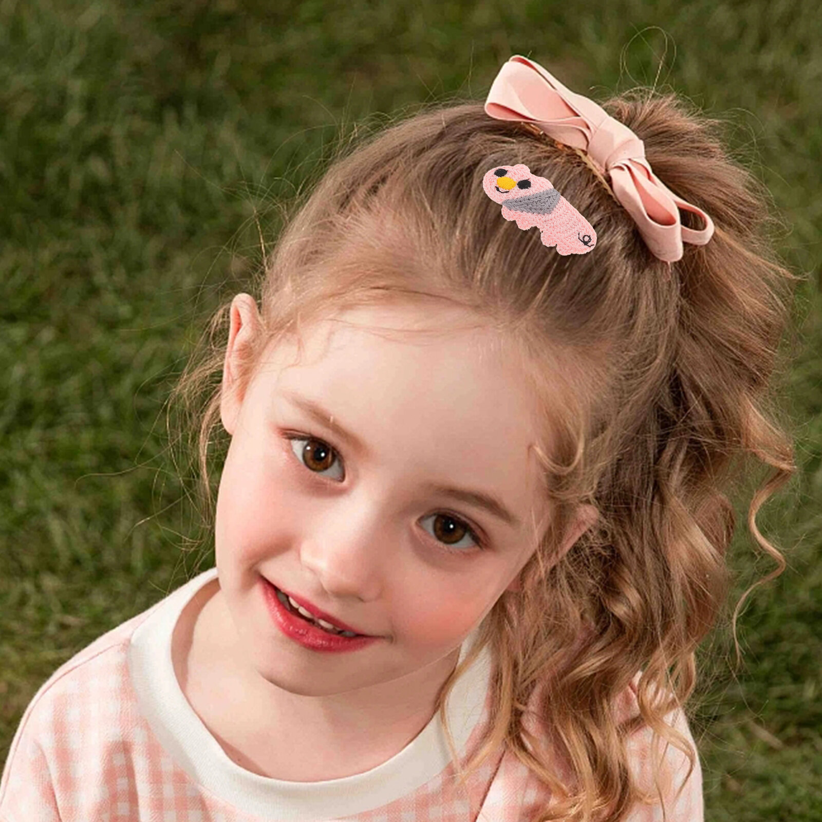 5 Штук Милые Вязаные Заколки Для Девочек Браided Hair Clips Подходит Для Всех Типов Волос 6 50X3 20X0 10Cm