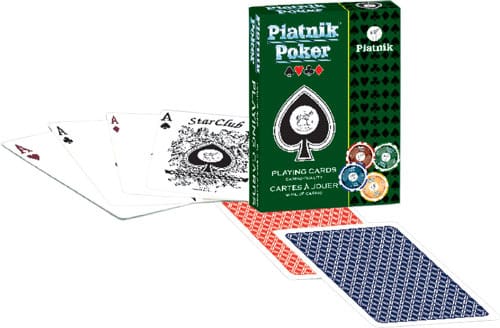 Настольная игра Piatnik покер для детей, 55 карт, 6,3x8,8 см, разноцветный
