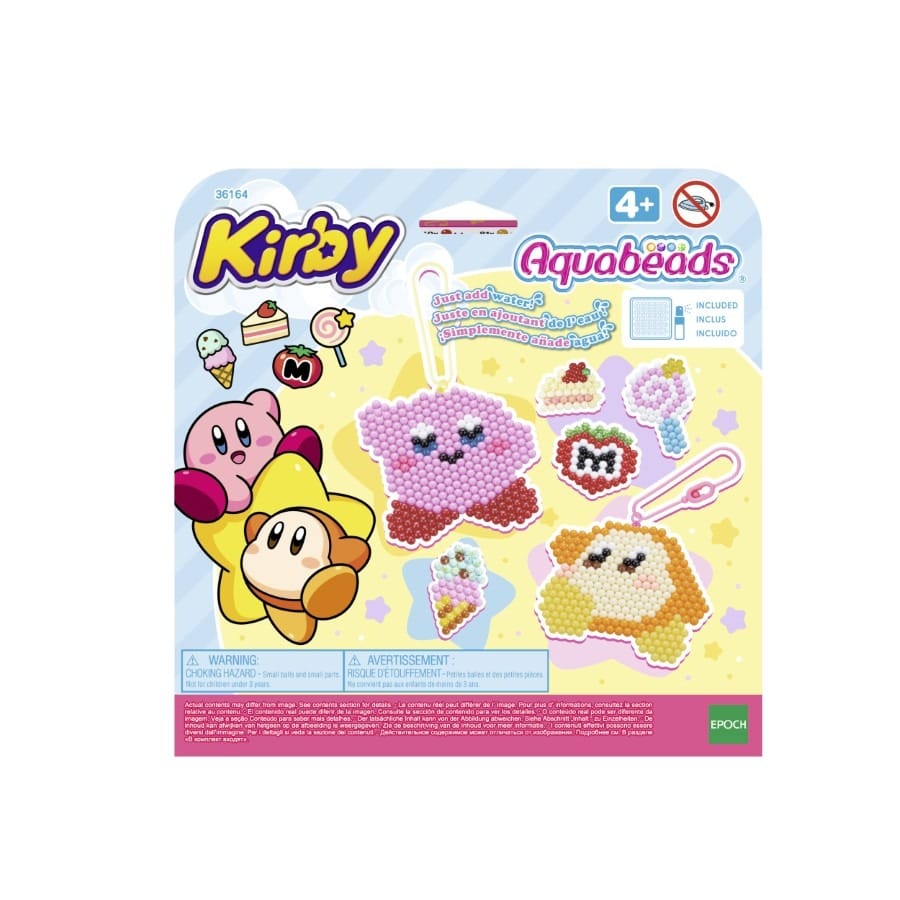 Мозаика Aquabeads Kirby набор водных бусин 36164, разноцветный