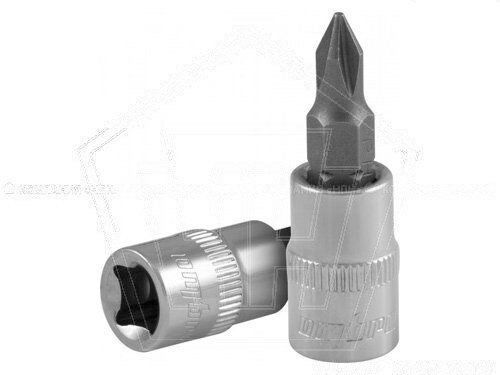 Головка торцевая со вставкой ph2 (1/4") ombra (114402)