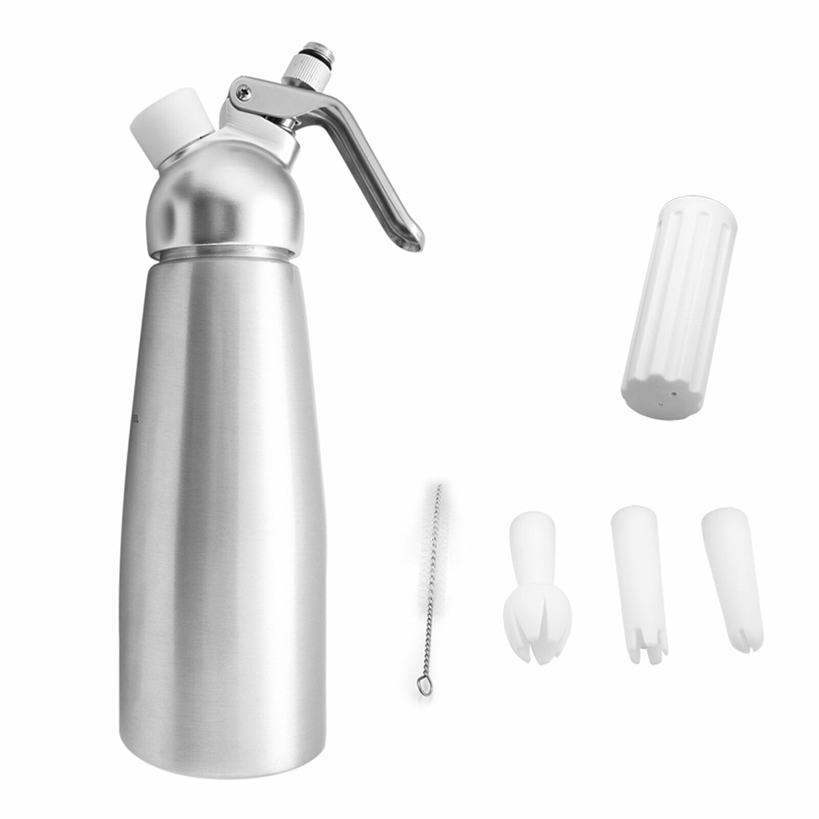 Алюминиевый распутник дозаторов с алюминиевым кремом с тремя соплазами кухня 1000 мл