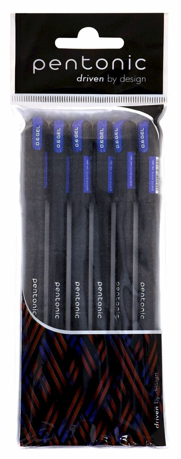Набор гелевых ручек Linc PENTONIC 0,6 мм синие, 6 шт