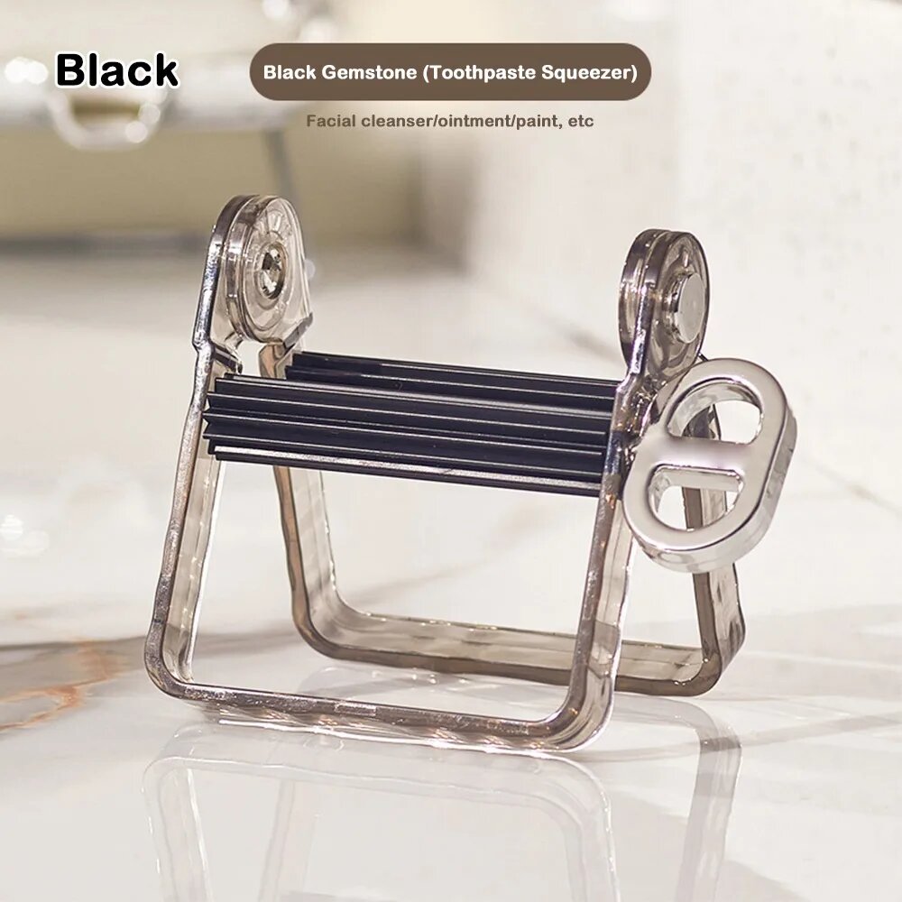 Держатель для зубной пасты ABS красный B Black